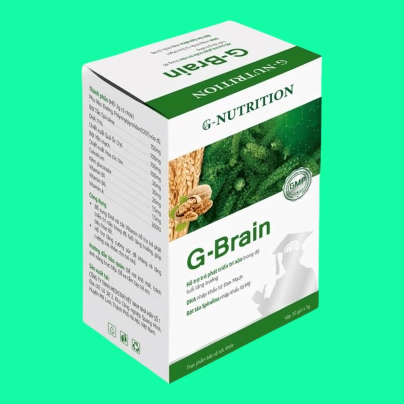 Cốm G-brain - Sản phẩm bổ sung dưỡng chất cho sự phát triển của trẻ