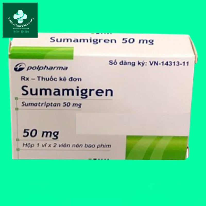 Thuốc Sumamigren 50mg : Công dụng, liều dùng, hướng dẫn sử dụng