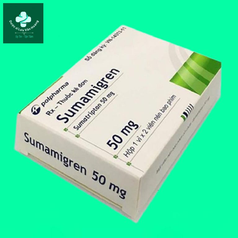 Thuốc Sumamigren 50mg : Công dụng, liều dùng, hướng dẫn sử dụng