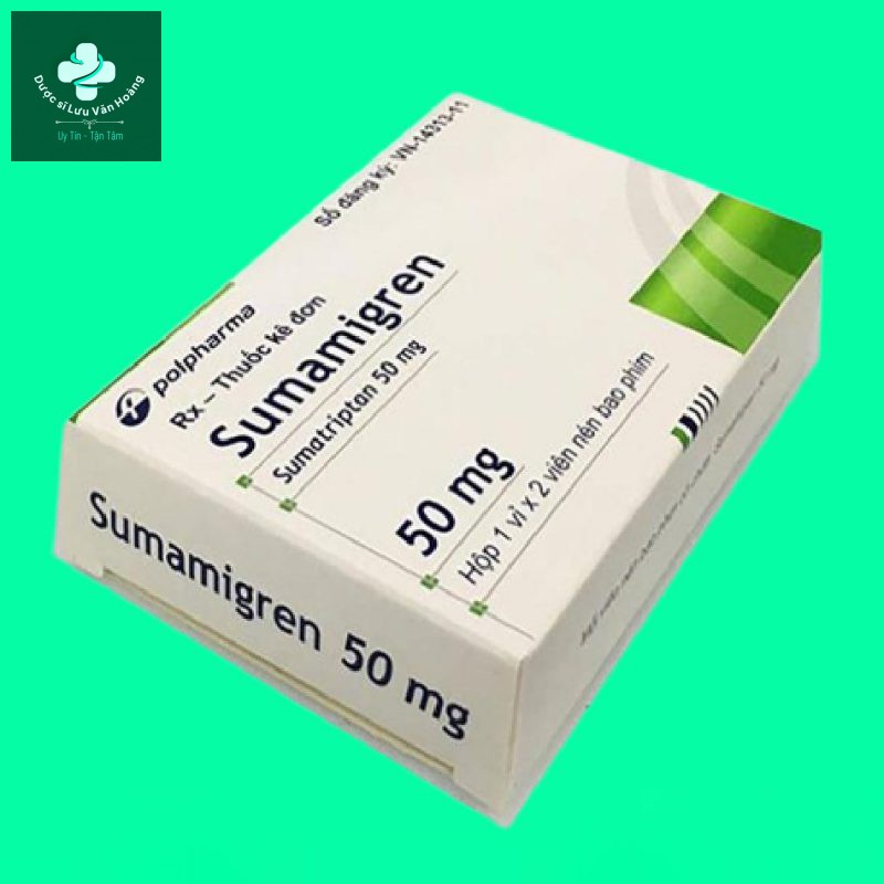 Thuốc Sumamigren 50mg : Công dụng, liều dùng, hướng dẫn sử dụng