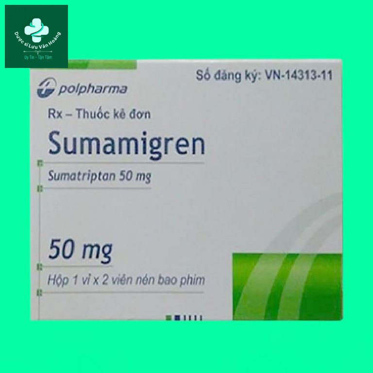 Thuốc Sumamigren 50mg : Công dụng, liều dùng, hướng dẫn sử dụng