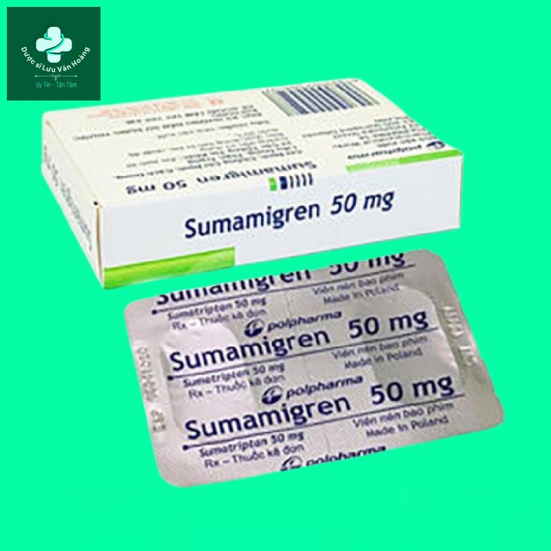 Thuốc Sumamigren 50mg : Công dụng, liều dùng, hướng dẫn sử dụng
