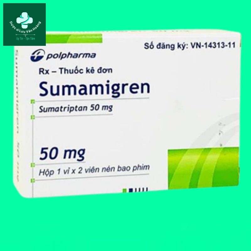 Thuốc Sumamigren 50mg : Công dụng, liều dùng, hướng dẫn sử dụng