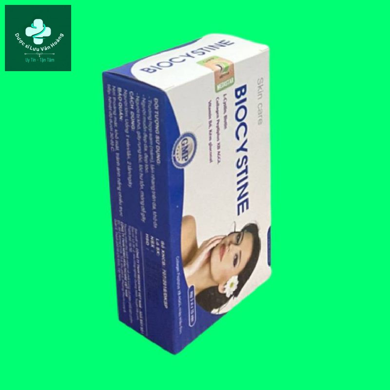 Biocystine viên uống đẹp da, hỗ trợ giảm mụn, tóc đẹp, móng khỏe