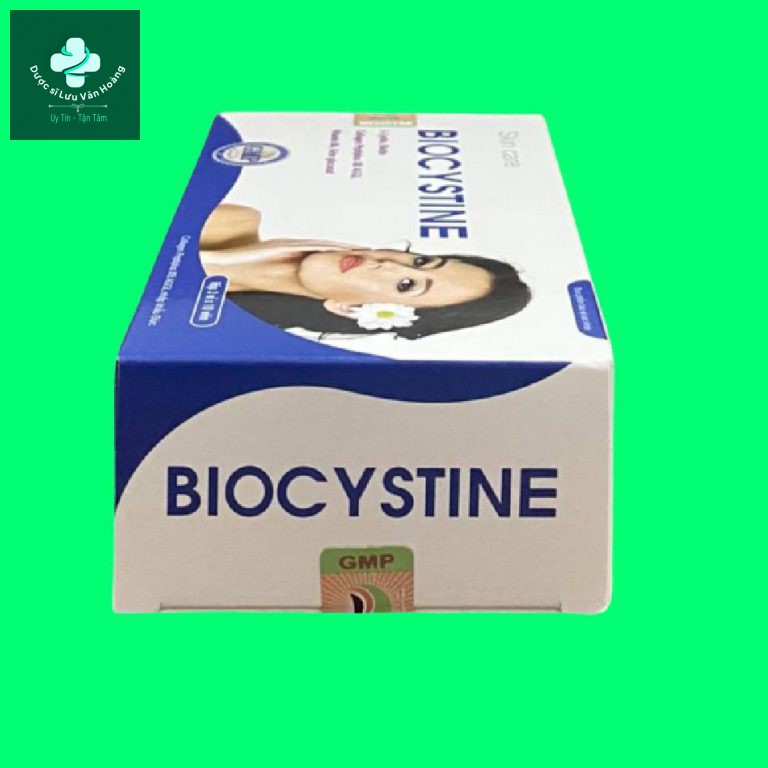 Biocystine viên uống đẹp da, hỗ trợ giảm mụn, tóc đẹp, móng khỏe
