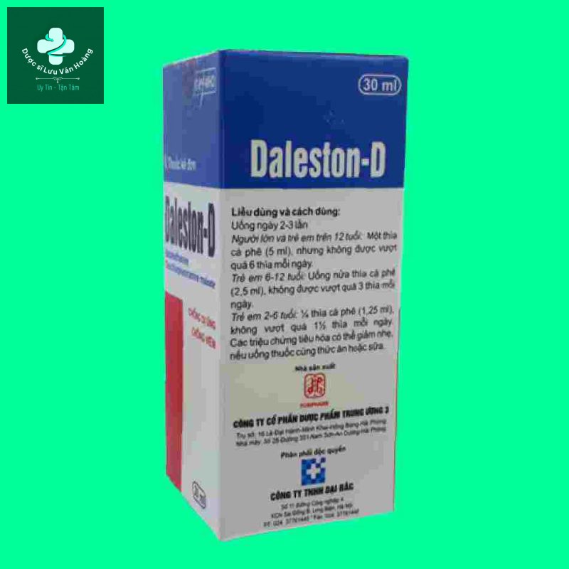 Thuốc Daleston-D : công dụng là gì, giá bao nhiêu, mua ở đâu?