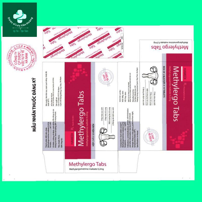 Thuốc Methylergo Tabs công dụng, mua ở đâu, giá bao nhiêu?
