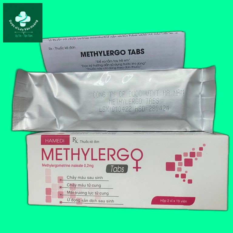 Thuốc Methylergo Tabs công dụng, mua ở đâu, giá bao nhiêu?