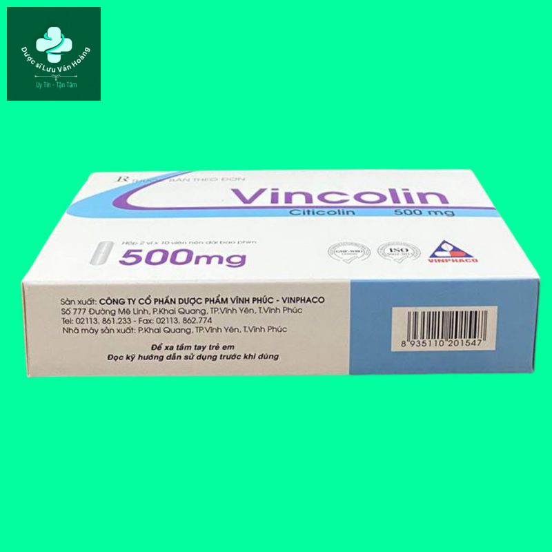Thuốc Vincolin 500mg dạng viên giá bao nhiêu? Mua ở đâu uy tín?