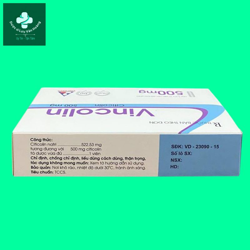 Thuốc Vincolin 500mg dạng viên giá bao nhiêu? Mua ở đâu uy tín?