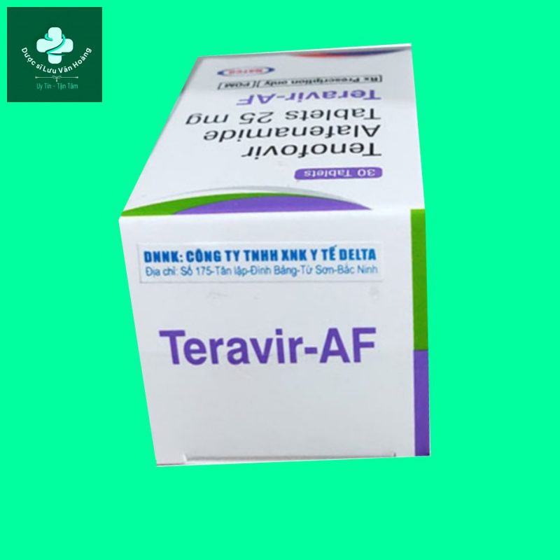 Thuốc Teravir-AF 25mg: công dụng, mua ở đâu, giá bao nhiêu?