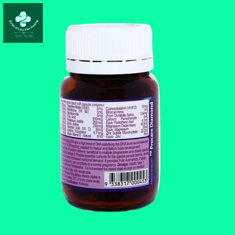 Thuốc PM Procare Diamond tác dụng gì, mua ở đâu, giá bao nhiêu?