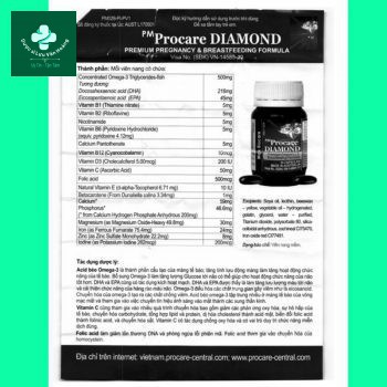 Thuốc PM Procare Diamond tác dụng gì, mua ở đâu, giá bao nhiêu?