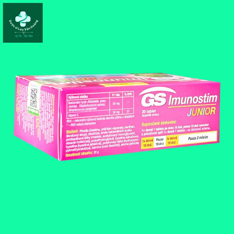 GS Imunostim Junior ngăn ngừa mắc bệnh đường hô hấp