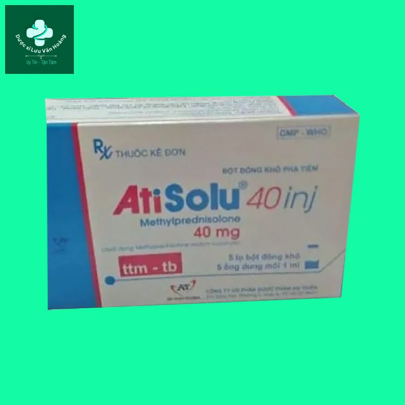Thuốc Atisolu 40 inj - chống viêm mạnh - Dược sĩ Lưu Văn Hoàng