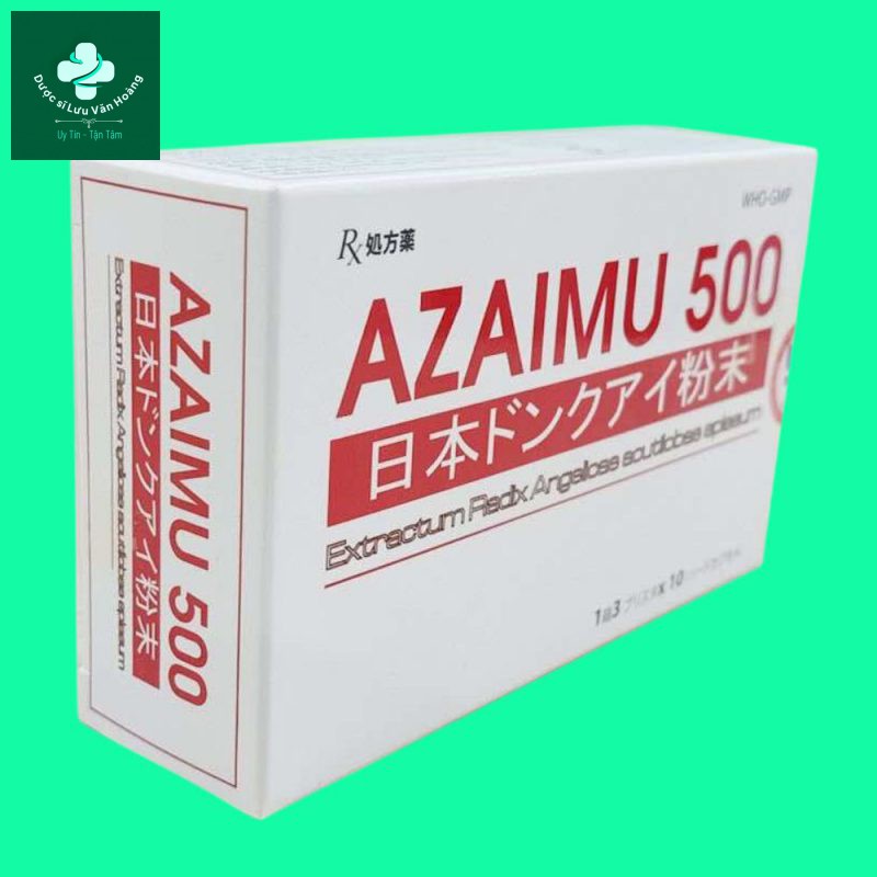 Thuốc Azaimu 500 giúp bổ máu, giảm đau bụng kinh - Dược sĩ Lưu Văn Hoàng