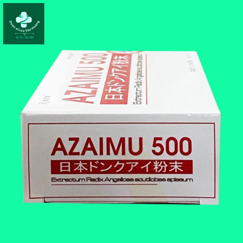 Thuốc Azaimu 500 giúp bổ máu, giảm đau bụng kinh - Dược sĩ Lưu Văn Hoàng