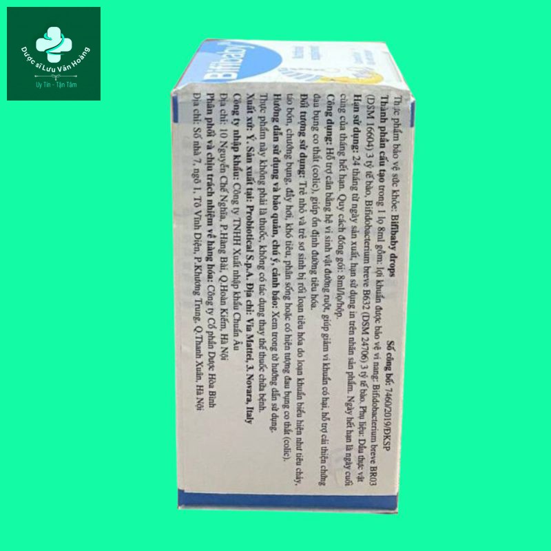 Bifibaby Drops hỗ trợ cân bằng vi sinh đường ruột - Dược sĩ Lưu Văn Hoàng