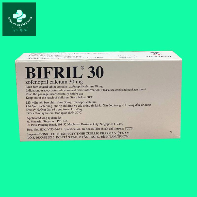 Bifril 30 - điều trị tăng huyết áp - Dược sĩ Lưu Văn Hoàng