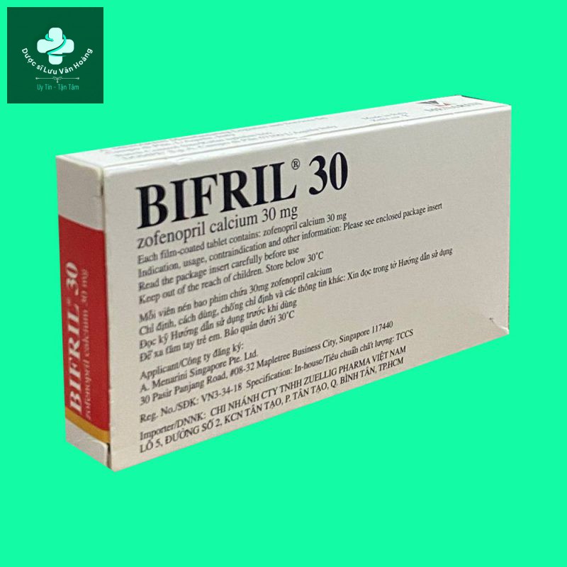 Bifril 30 - điều trị tăng huyết áp - Dược sĩ Lưu Văn Hoàng