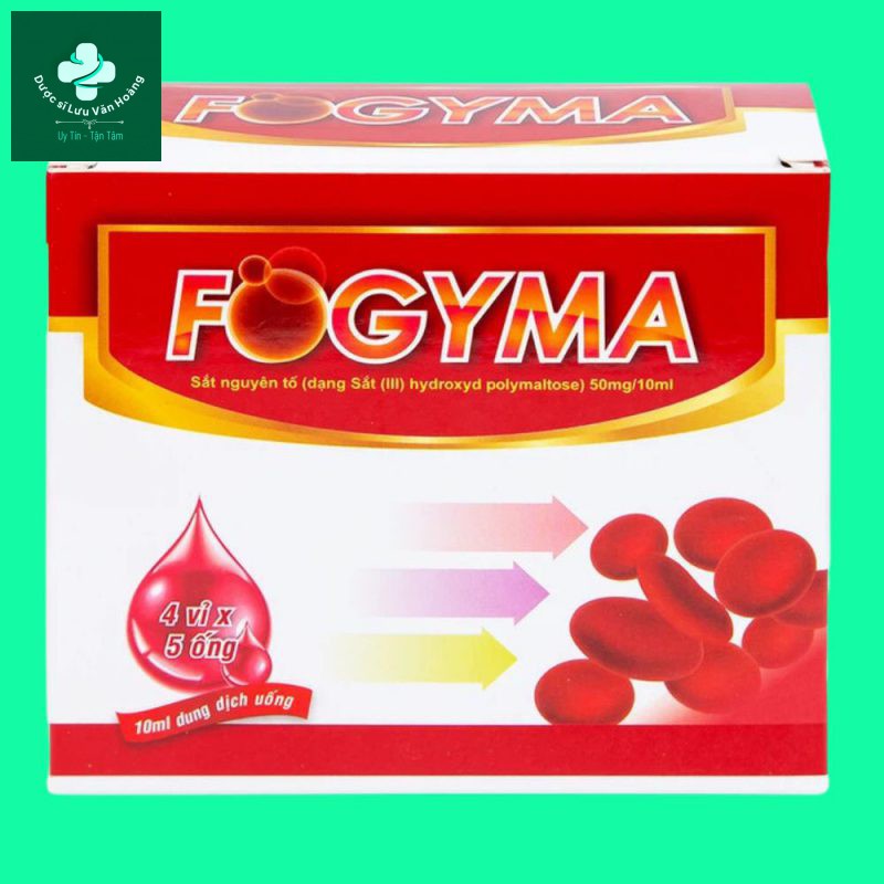 Thuốc Fogyma trị thiếu máu do thiếu sắt - Dược sĩ Lưu Văn Hoàng