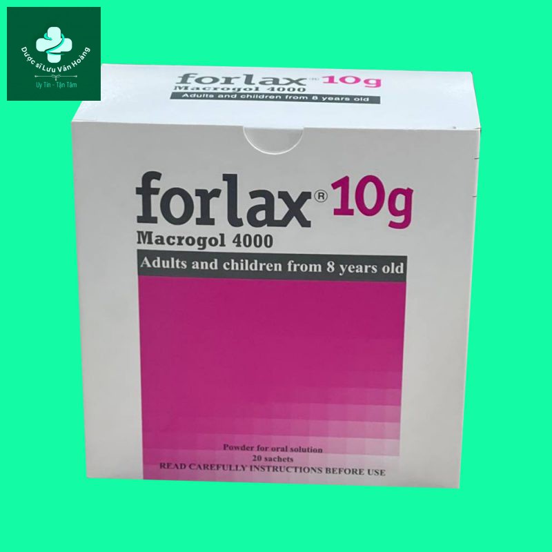 Thuốc Forlax 10g - điều trị táo bón cho người lớn, trẻ em trên 8 tuổi