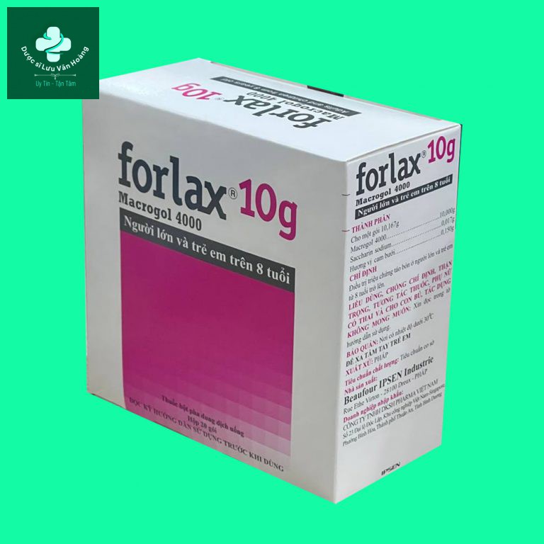 Thuốc Forlax 10g - điều trị táo bón cho người lớn, trẻ em trên 8 tuổi