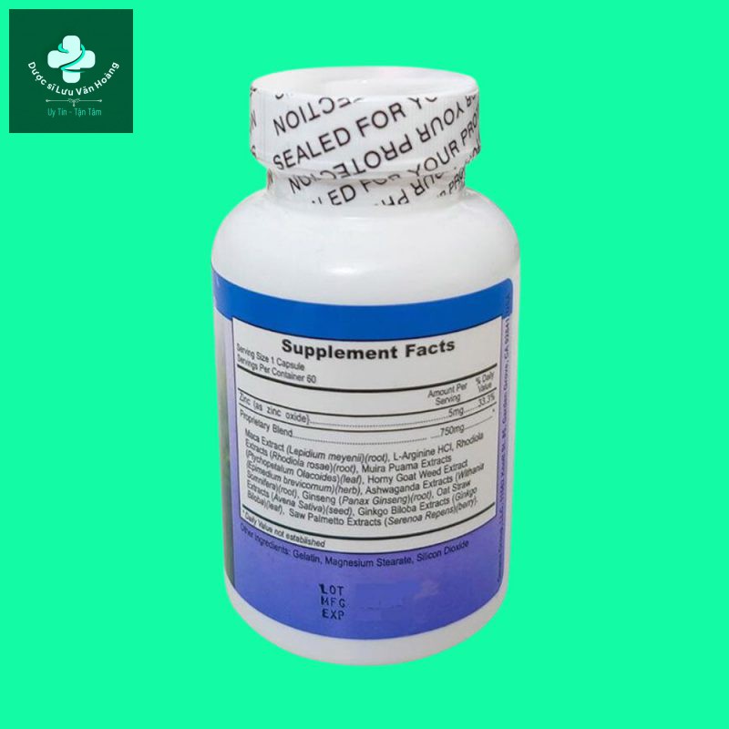 Thuốc Formula For Men cải thiện sinh lý - Dược sĩ Lưu Văn Hoàng