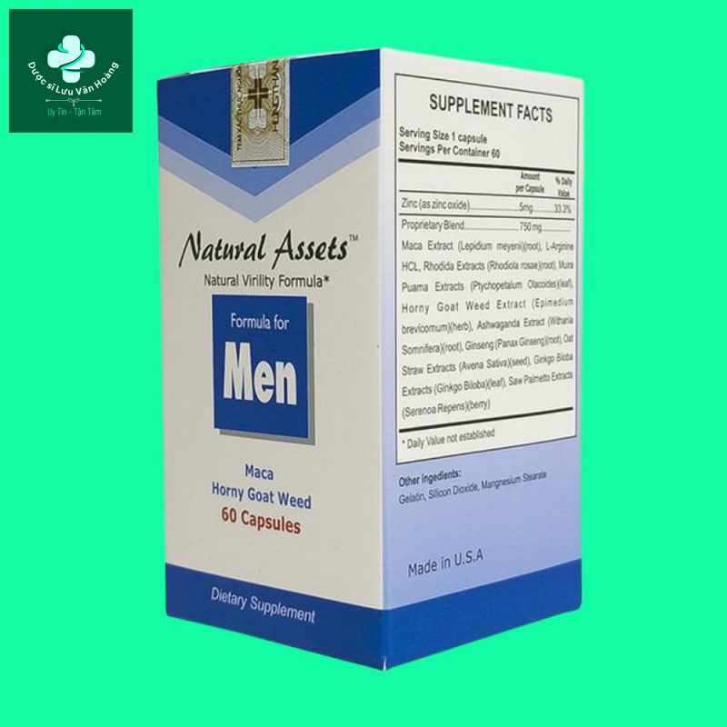 Thuốc Formula For Men cải thiện sinh lý - Dược sĩ Lưu Văn Hoàng