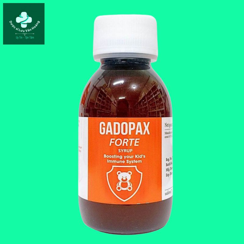 Thuốc Gadopax Forte Syrup chai 100ml giúp tăng cường đề kháng - Dược sĩ ...
