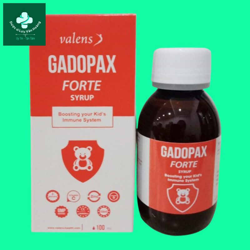 Thuốc Gadopax Forte Syrup chai 100ml giúp tăng cường đề kháng - Dược sĩ ...