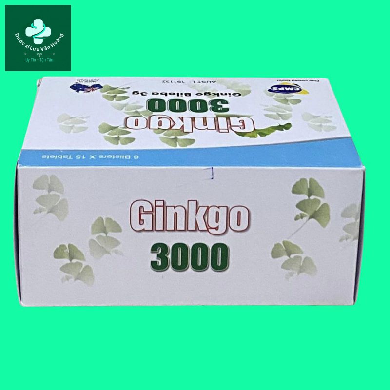 Thuốc Ginkgo 3000 điều trị biến suy giảm tuần hoàn máu - Dược sĩ Lưu ...