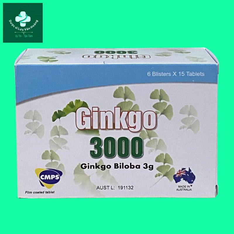 Thuốc Ginkgo 3000 điều trị biến suy giảm tuần hoàn máu - Dược sĩ Lưu ...