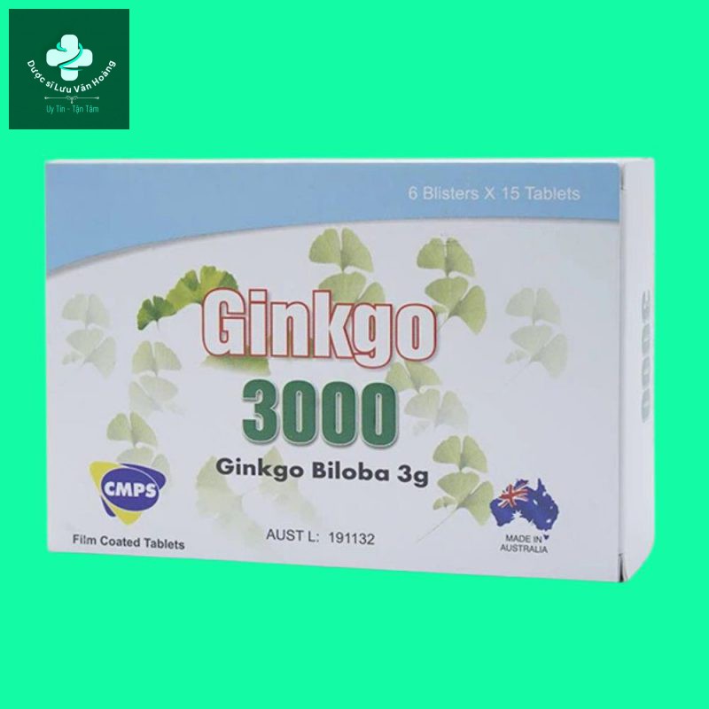 Thuốc Ginkgo 3000 điều trị biến suy giảm tuần hoàn máu - Dược sĩ Lưu ...