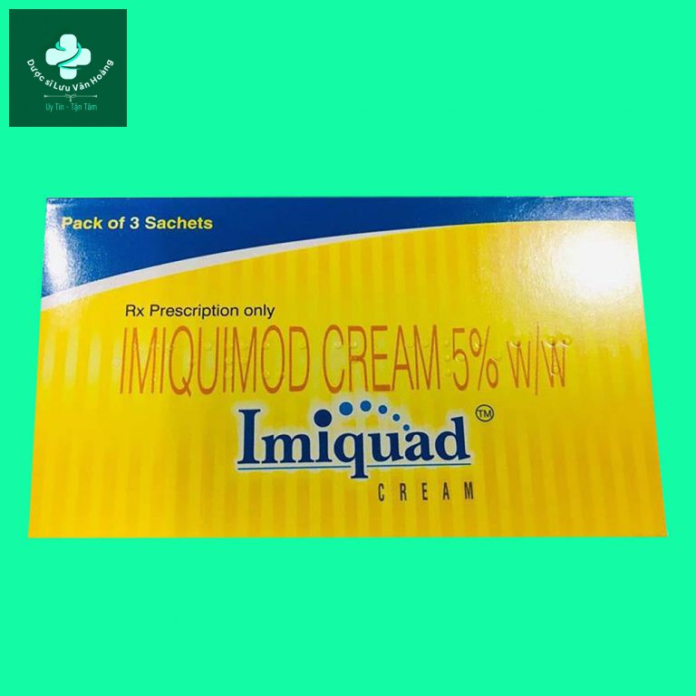 Imiquad Imiquimod Cream 5% W/w điều trị mụn cóc sinh dục - Dược sĩ Lưu ...