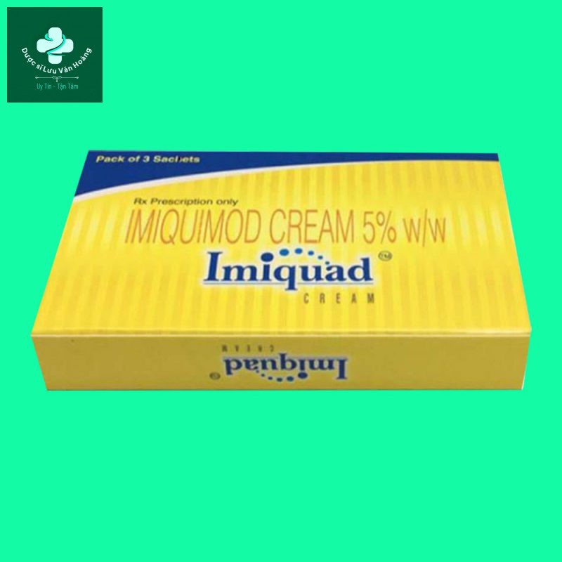 Imiquad Imiquimod Cream 5% W/w điều trị mụn cóc sinh dục - Dược sĩ Lưu ...
