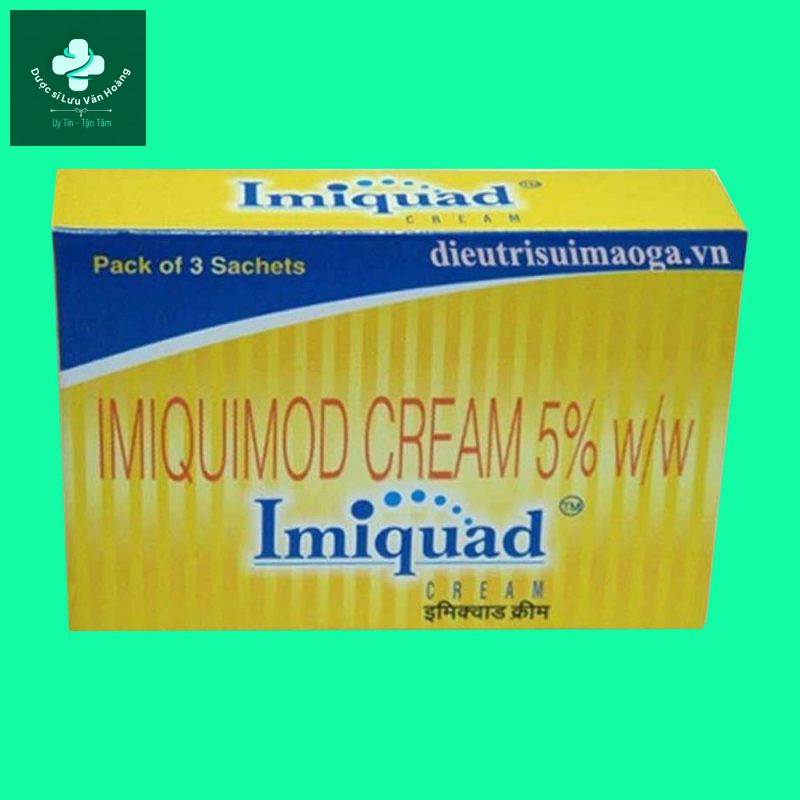 Imiquad Imiquimod Cream 5% W/w điều trị mụn cóc sinh dục - Dược sĩ Lưu ...