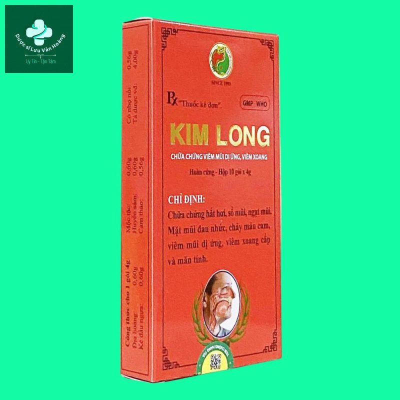 Thuốc Kim Long giảm viêm mũi dị ứng - Dược sĩ Lưu Văn Hoàng