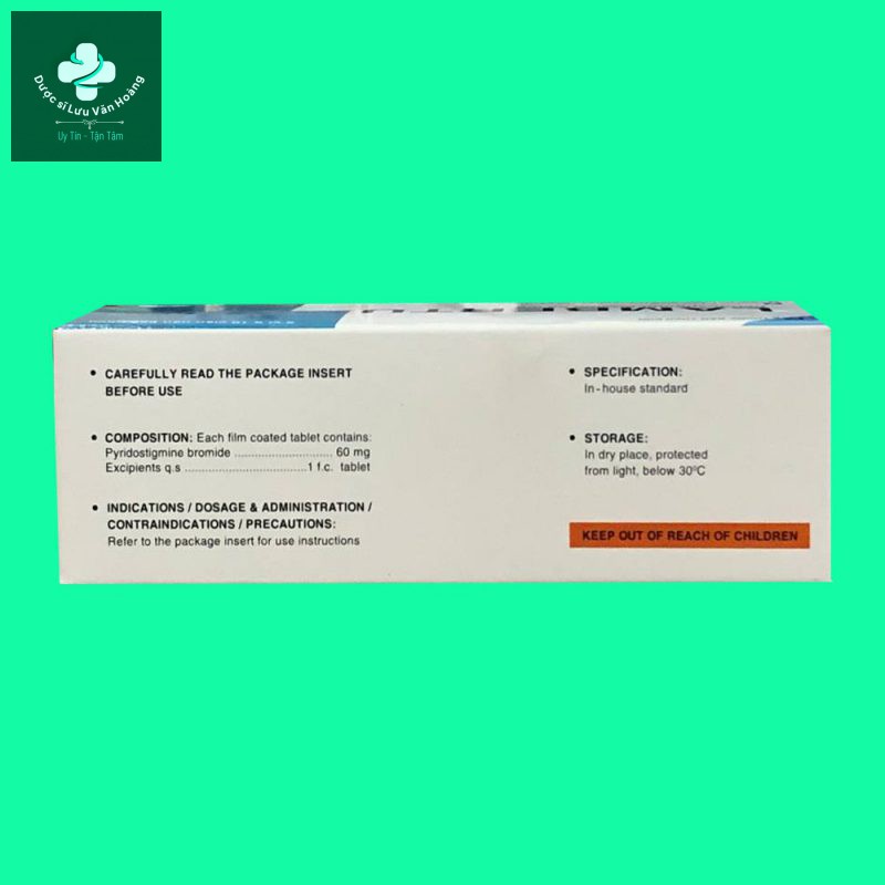 Thuốc Lambertu 60mg điều trị tình trạng nhược cơ - Dược sĩ Lưu Văn Hoàng