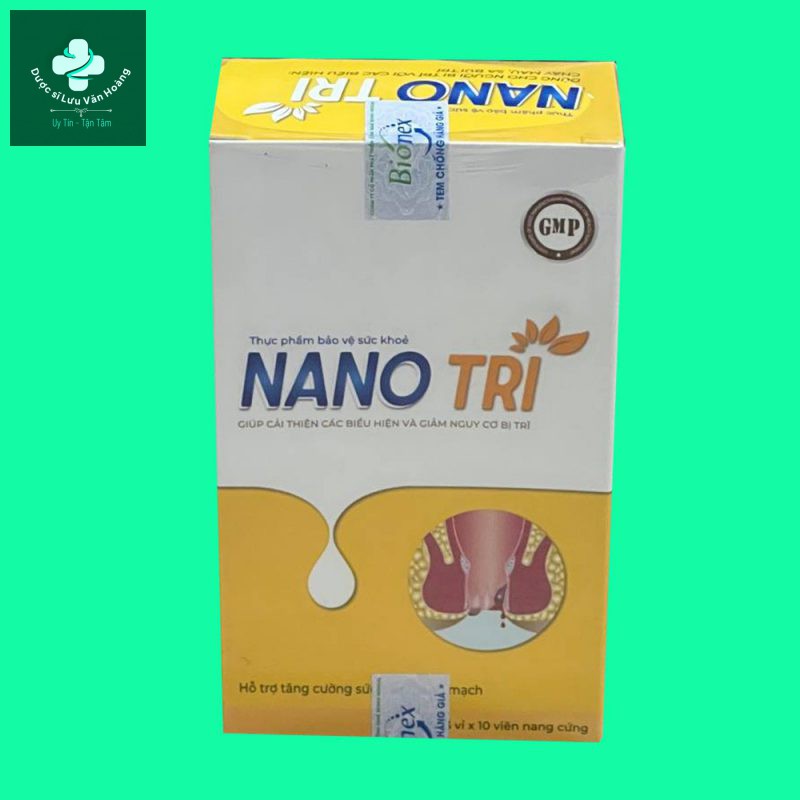 Nano Trĩ điều trị trĩ cấp và mạn dược sĩ Lưu Văn Hoàng
