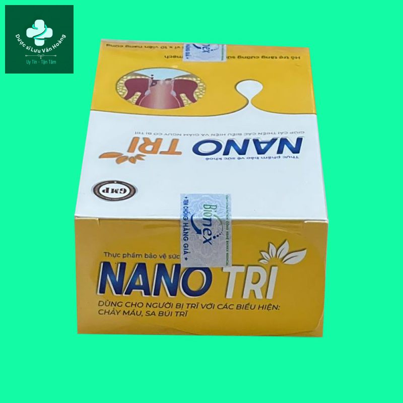 Nano Trĩ điều trị trĩ cấp và mạn dược sĩ Lưu Văn Hoàng