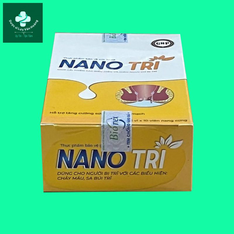Nano Trĩ điều trị trĩ cấp và mạn dược sĩ Lưu Văn Hoàng