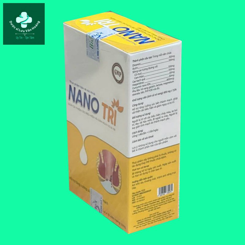 Nano Trĩ điều trị trĩ cấp và mạn dược sĩ Lưu Văn Hoàng
