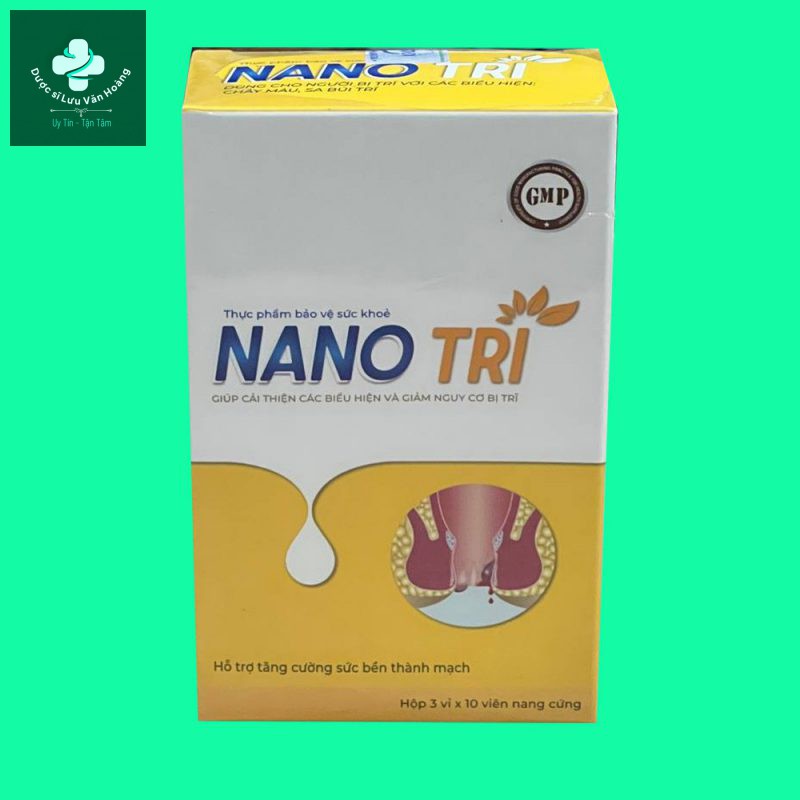 Nano Trĩ điều trị trĩ cấp và mạn dược sĩ Lưu Văn Hoàng