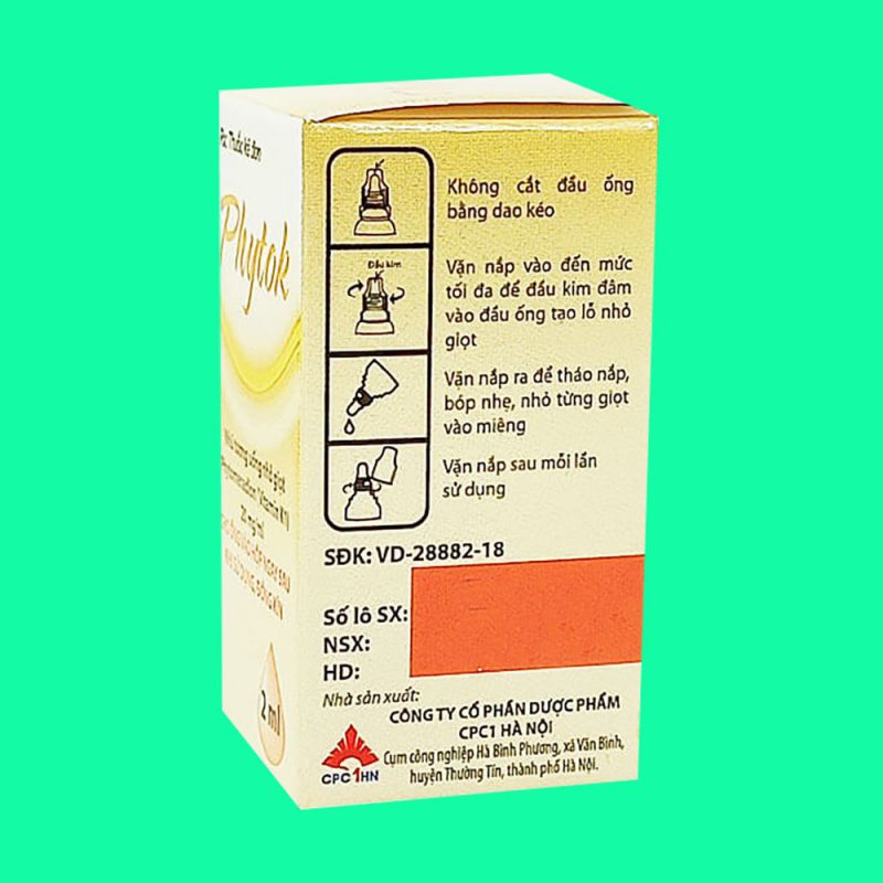 Thuốc Phytok - dự phòng thiếu hụt vitamin K cho trẻ sơ sinh