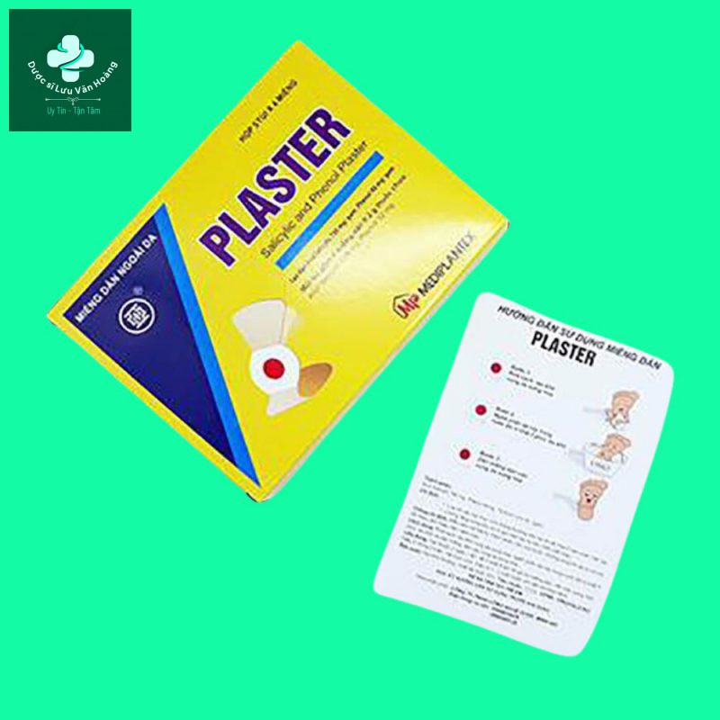 Miếng dán Plaster Mediplantex giảm vết chai sần, mụn cơm - Dược sĩ Lưu ...