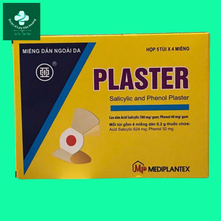 Miếng dán Plaster Mediplantex giảm vết chai sần, mụn cơm - Dược sĩ Lưu ...