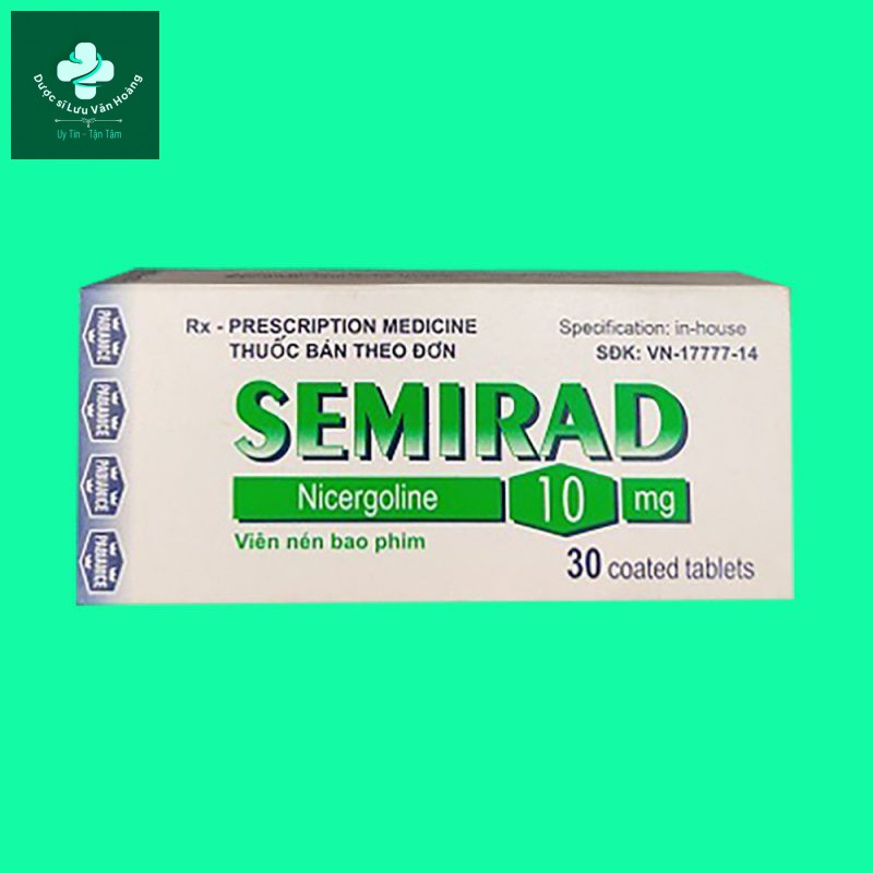 Semirad 10mg Semirad giá bao nhiêu - Dược sĩ Lưu Văn Hoàng