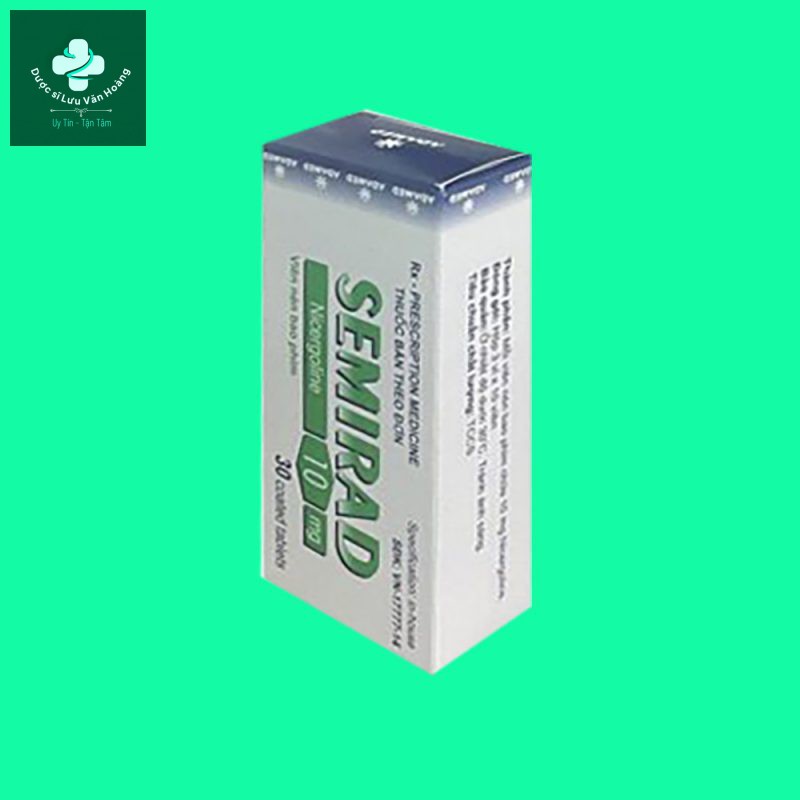 Semirad 10mg Semirad giá bao nhiêu - Dược sĩ Lưu Văn Hoàng
