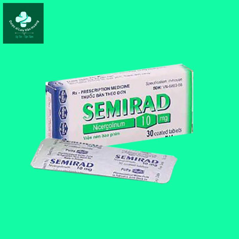 Semirad 10mg Semirad giá bao nhiêu - Dược sĩ Lưu Văn Hoàng